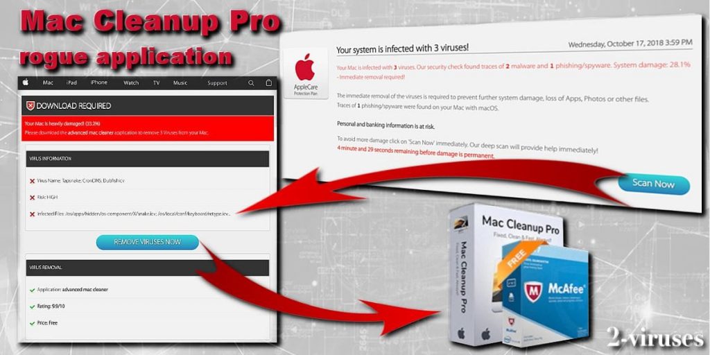 El virus Mac Cleanup Pro - Malwarerid