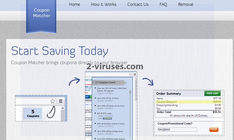Coupon Matcher - Malwarerid