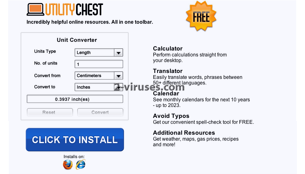 Utility Chest Toolbar - Malwarerid