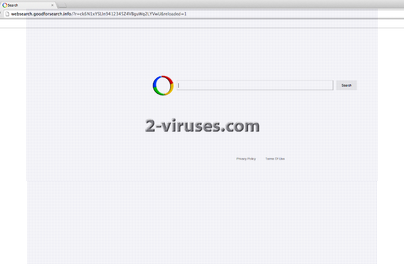 El virus Websearch.goodforsearch.info - Malwarerid