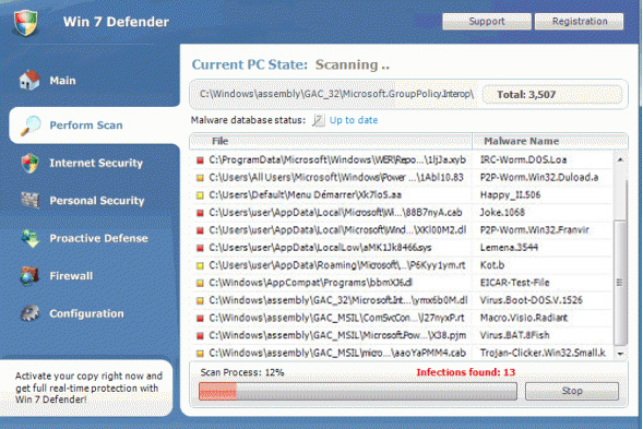 Win 7 Defender - Malwarerid